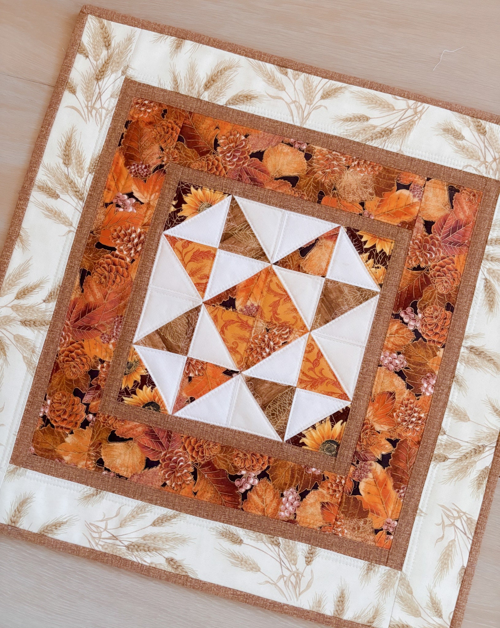 Autumn, Harvest, Thanksgiving Table Topper/table Mat/hanging Wall Deco ...