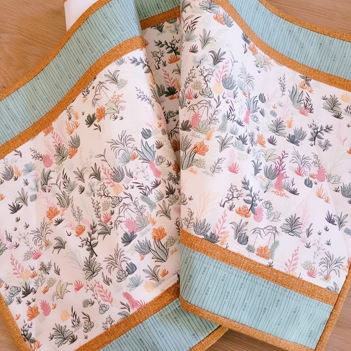 Handmade Quilted Table Runner, Desert-themed Table Runner, Desert ...