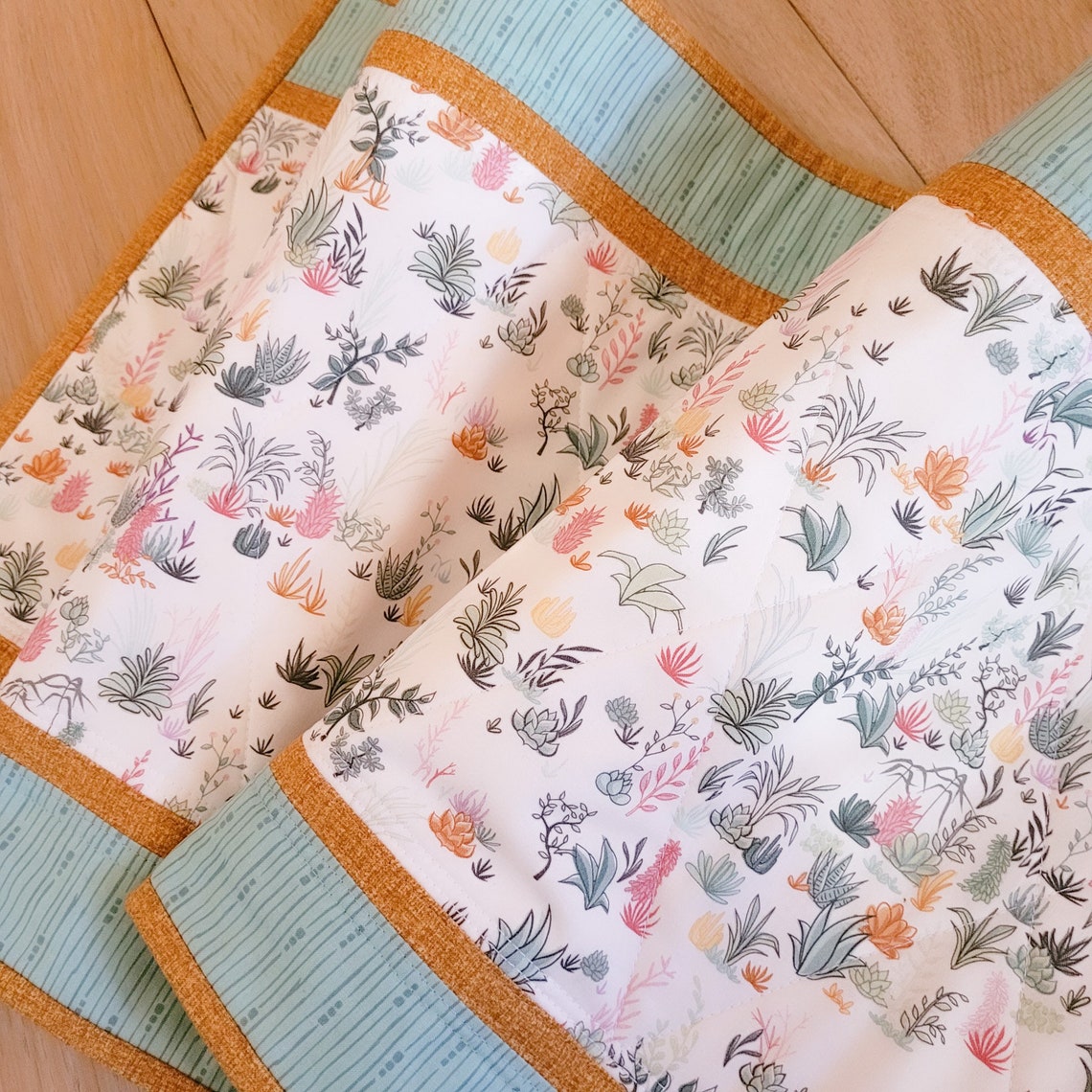 Handmade Quilted Table Runner, Desert-themed Table Runner, Desert ...