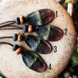 Spirit Bird 'bunjil' Necklace Handcrafted Clay - Etsy