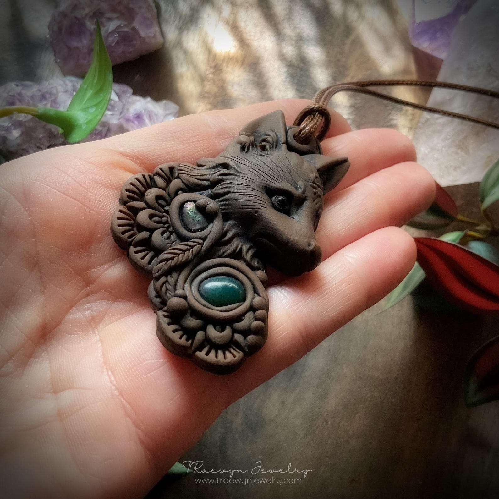 Fox Spirit Animal Necklace. Shamanic Animal Totem Necklace (free ...