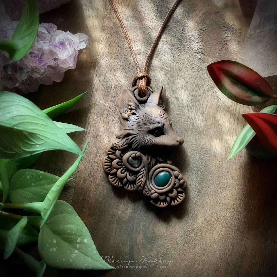 Fox Spirit Animal Necklace. Shamanic Animal Totem Necklace (free ...