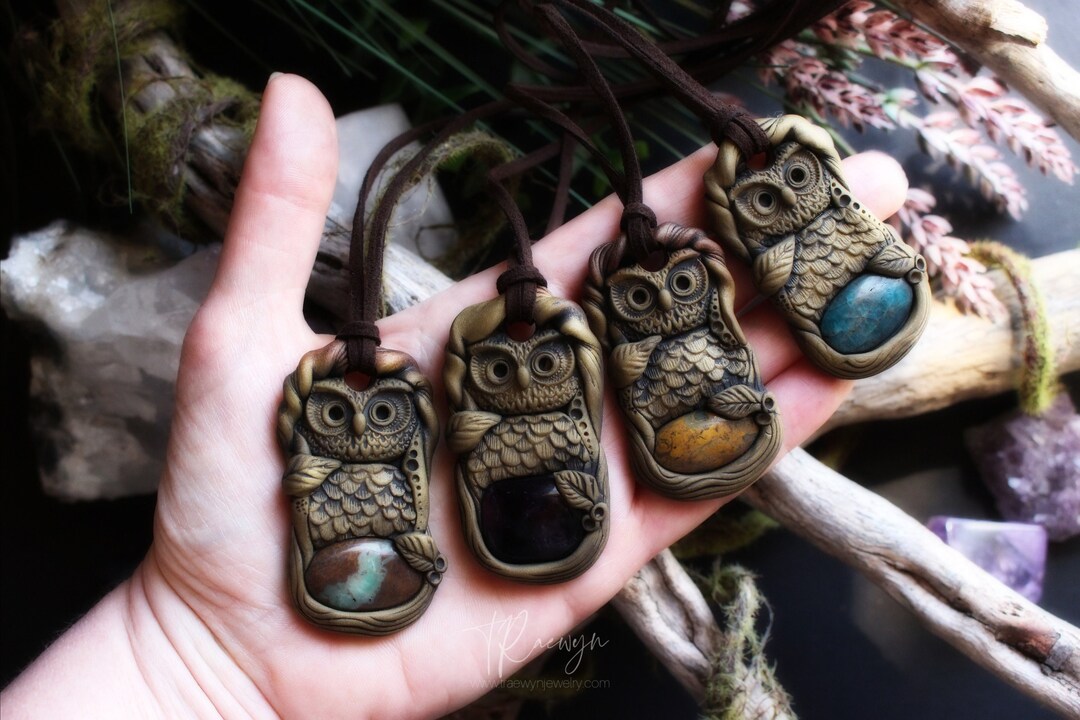 Owl Spirit Animal Necklaces. Choose Which Necklace. Shamanic Animal ...