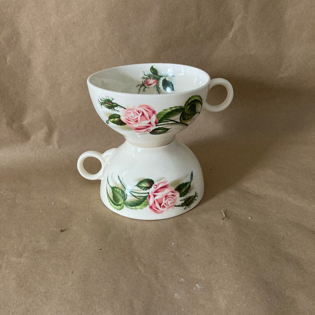 Ballerina Moss Rose Berry Coffee Cup Universal Oven Proof USA Vintage ...