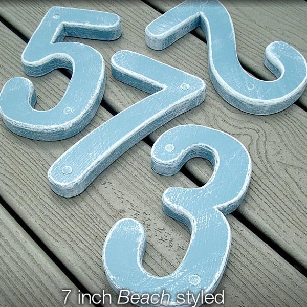 Beach House Numbers - Etsy