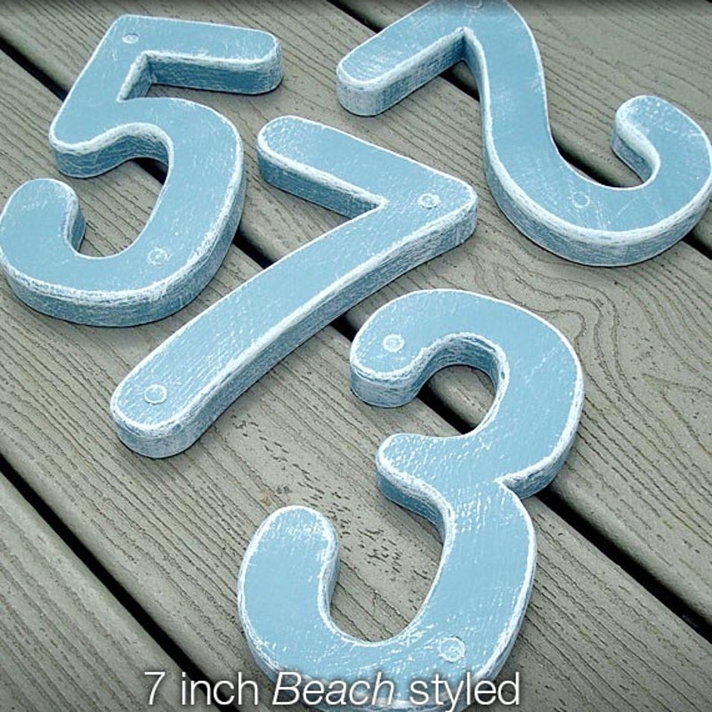 Beach House Numbers - Etsy