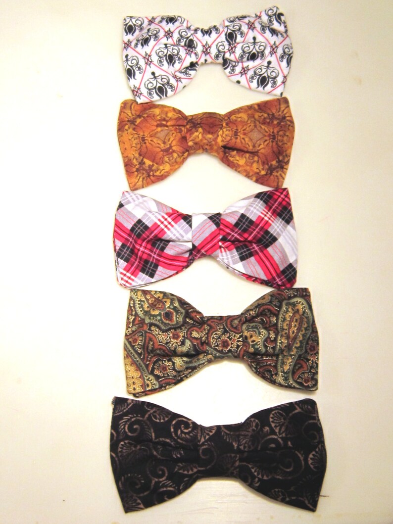Bow Ties, Cardigan Clips, Unisex, Clip On, Sweater Clips You Choose - Etsy