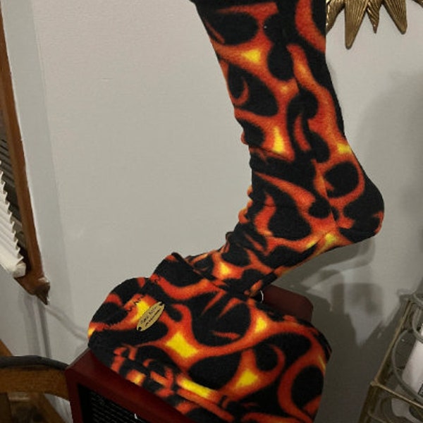 Red Boot Socks - Etsy