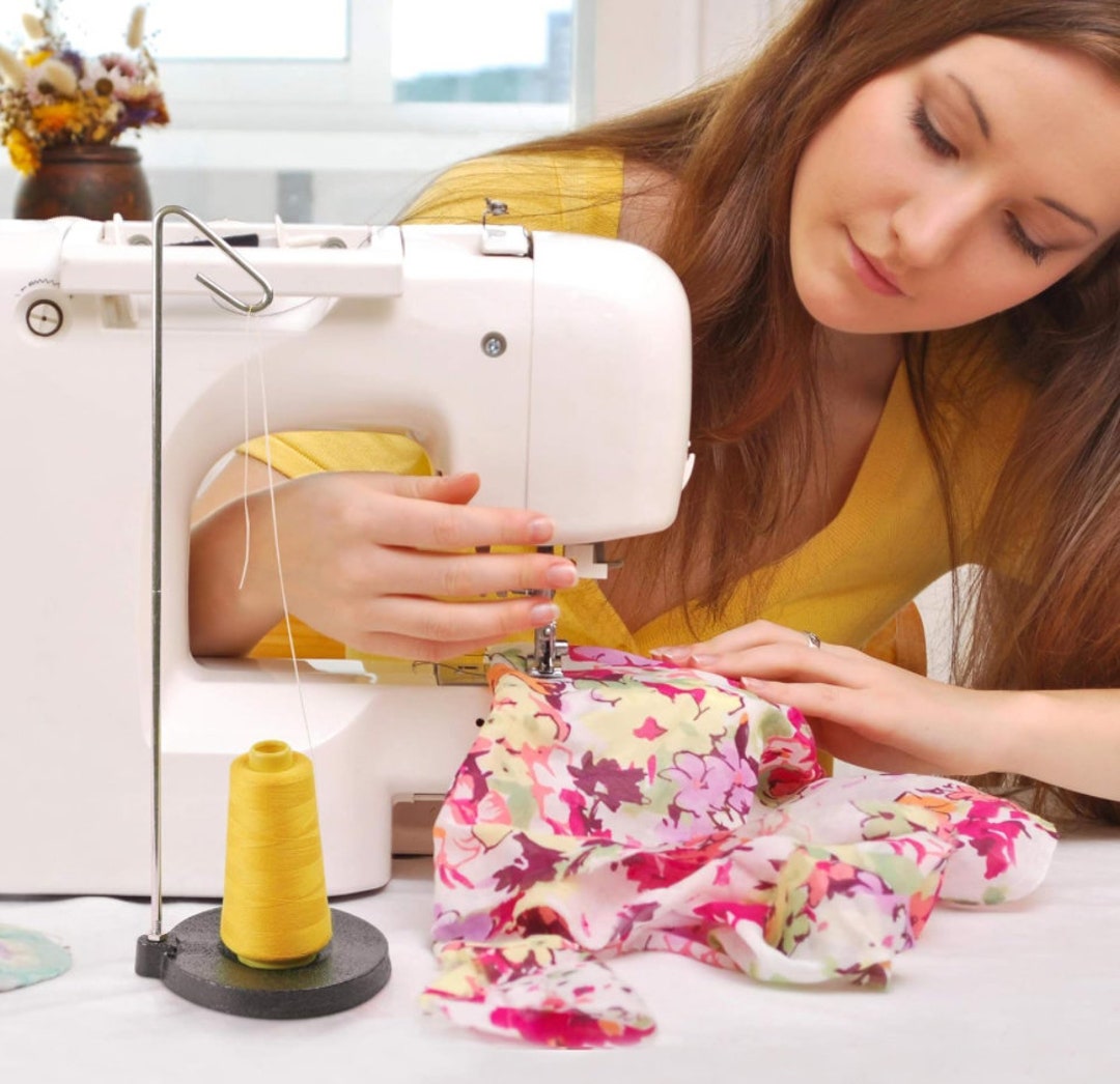 Single Cone Spool Stand Alone Cast Iron Thread Stand Thread Holder Fits ...