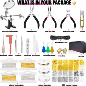 Jewelry Making Kit for Jewelry Making Supplies Kit With Jewelry Repair ...