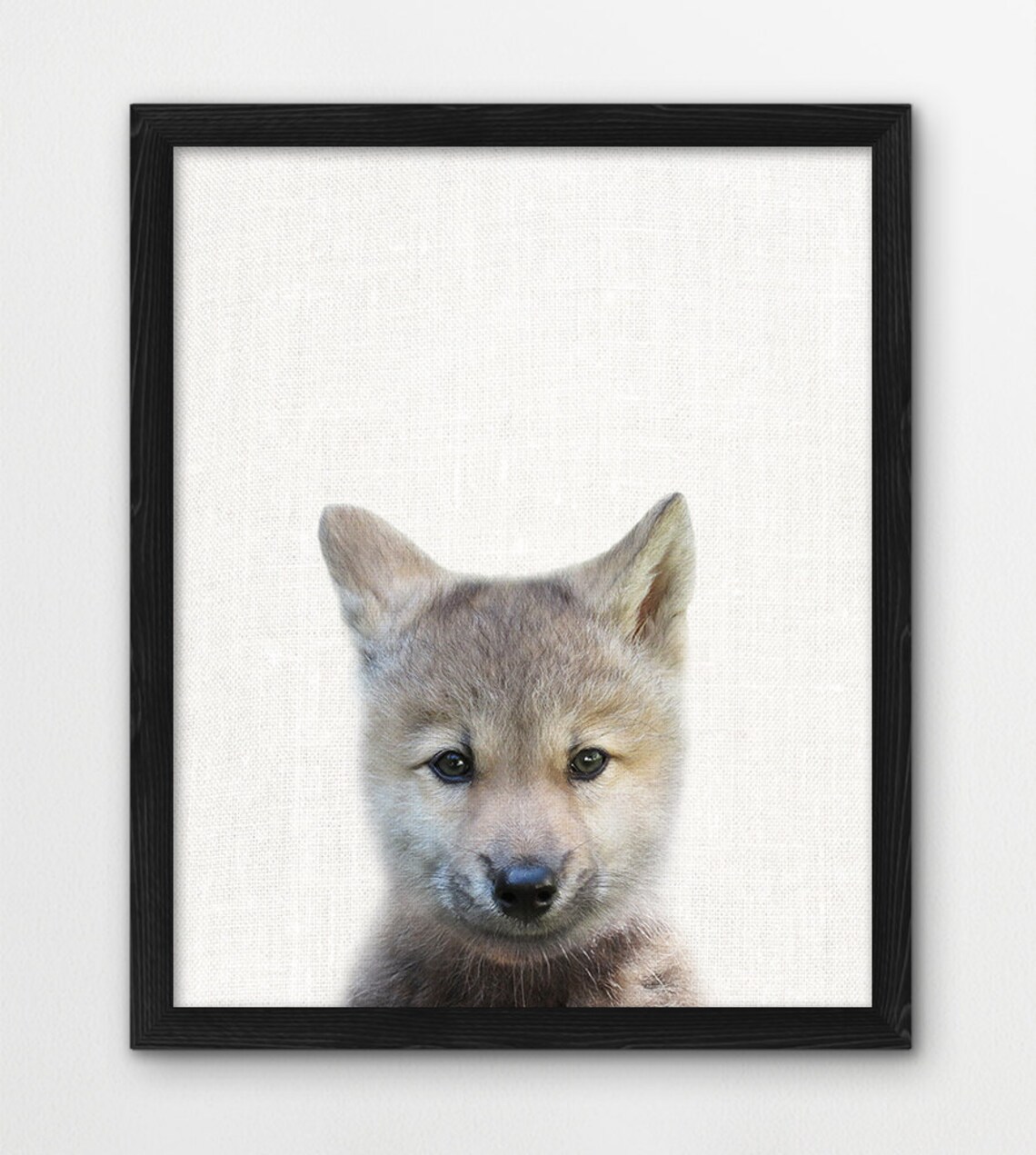 Wolf Print Animal Print Woodland Animals Print Nursery Wall - Etsy