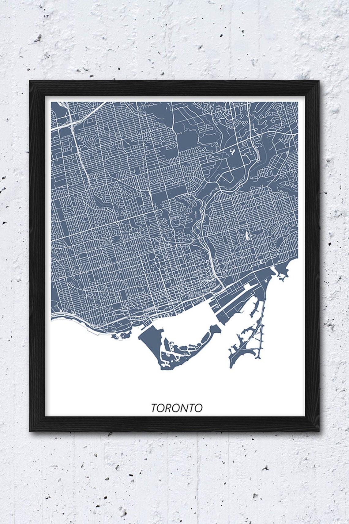 Toronto Map Print Toronto Poster Print Toronto Canada Urban | Etsy