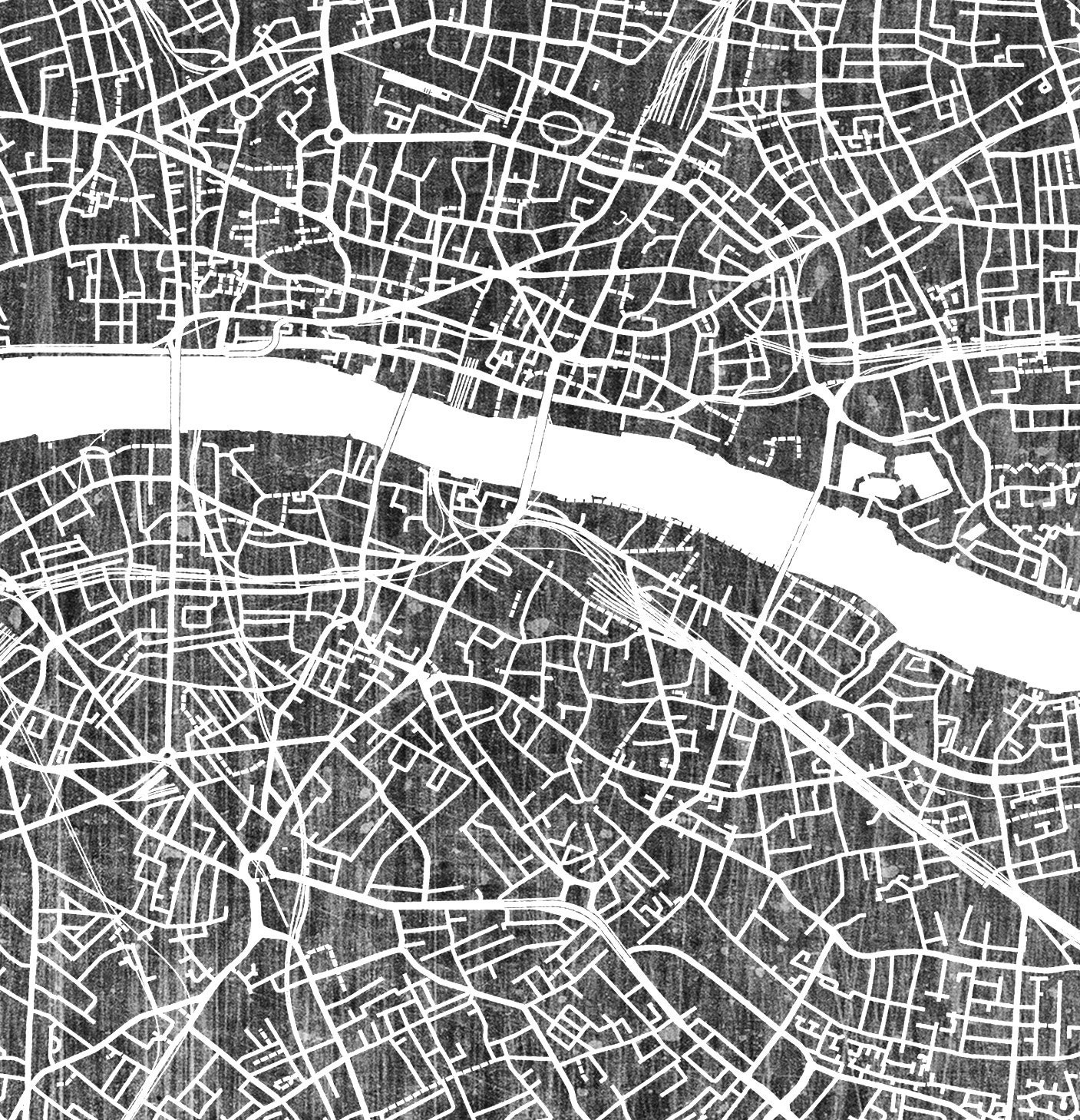 London Street Map Print London City Poster Print London | Etsy