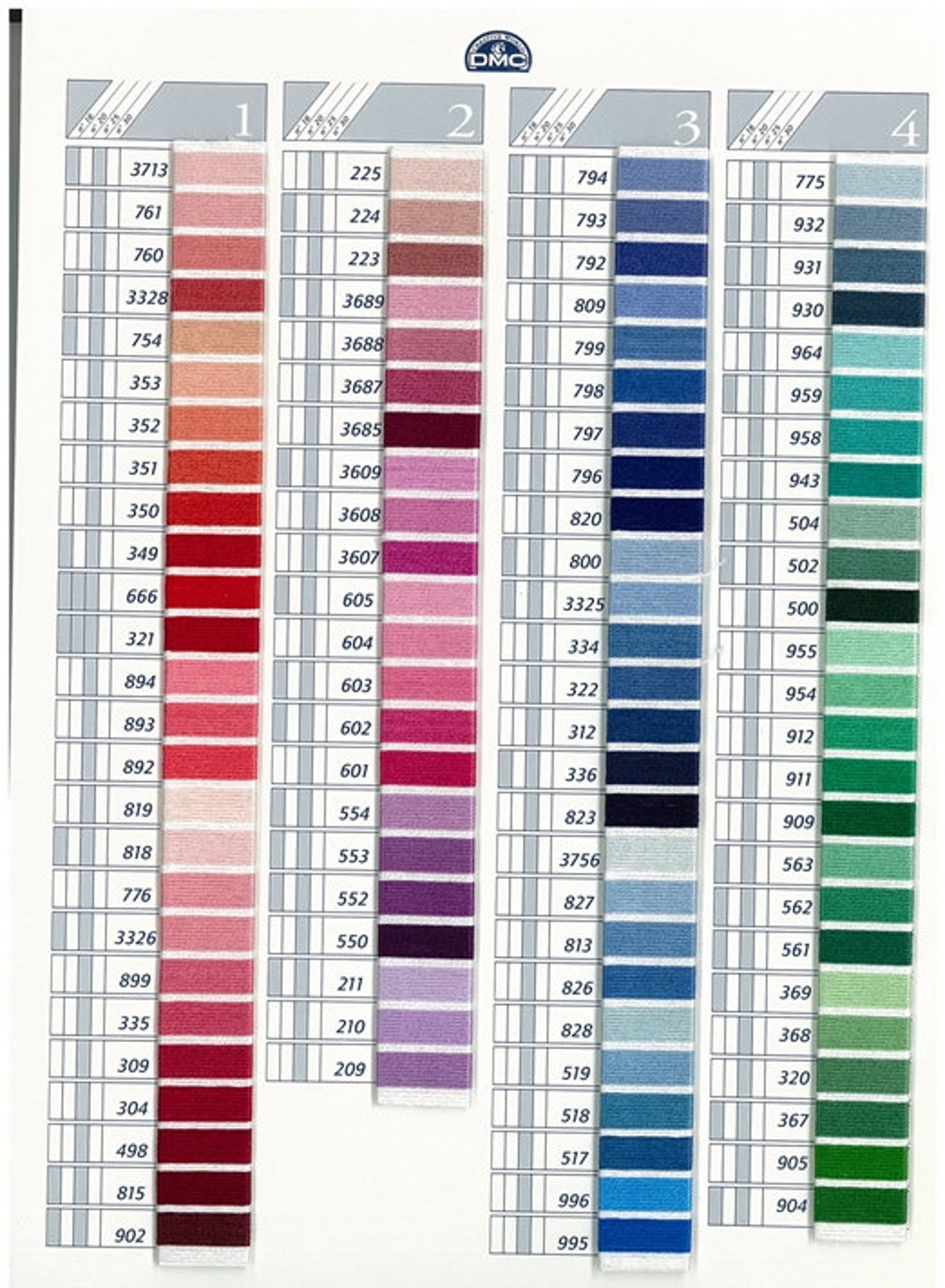 DMC Broder Special 4 Sizes - Etsy