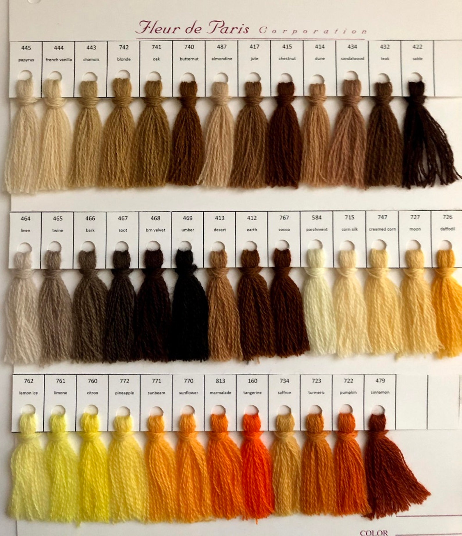 Bella Lusso - Fine Merino Wool - Colors 741-1012 - 2-ply Crewel Weight ...