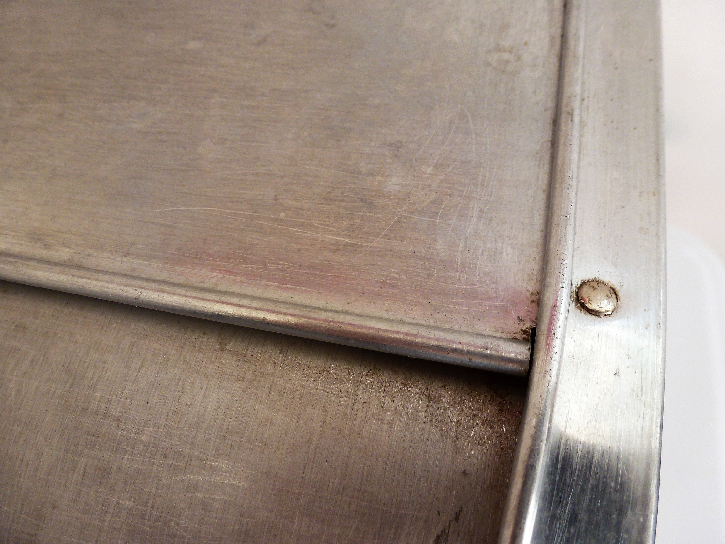 Vintage Aluminum Kromex Breadbox Midcentury