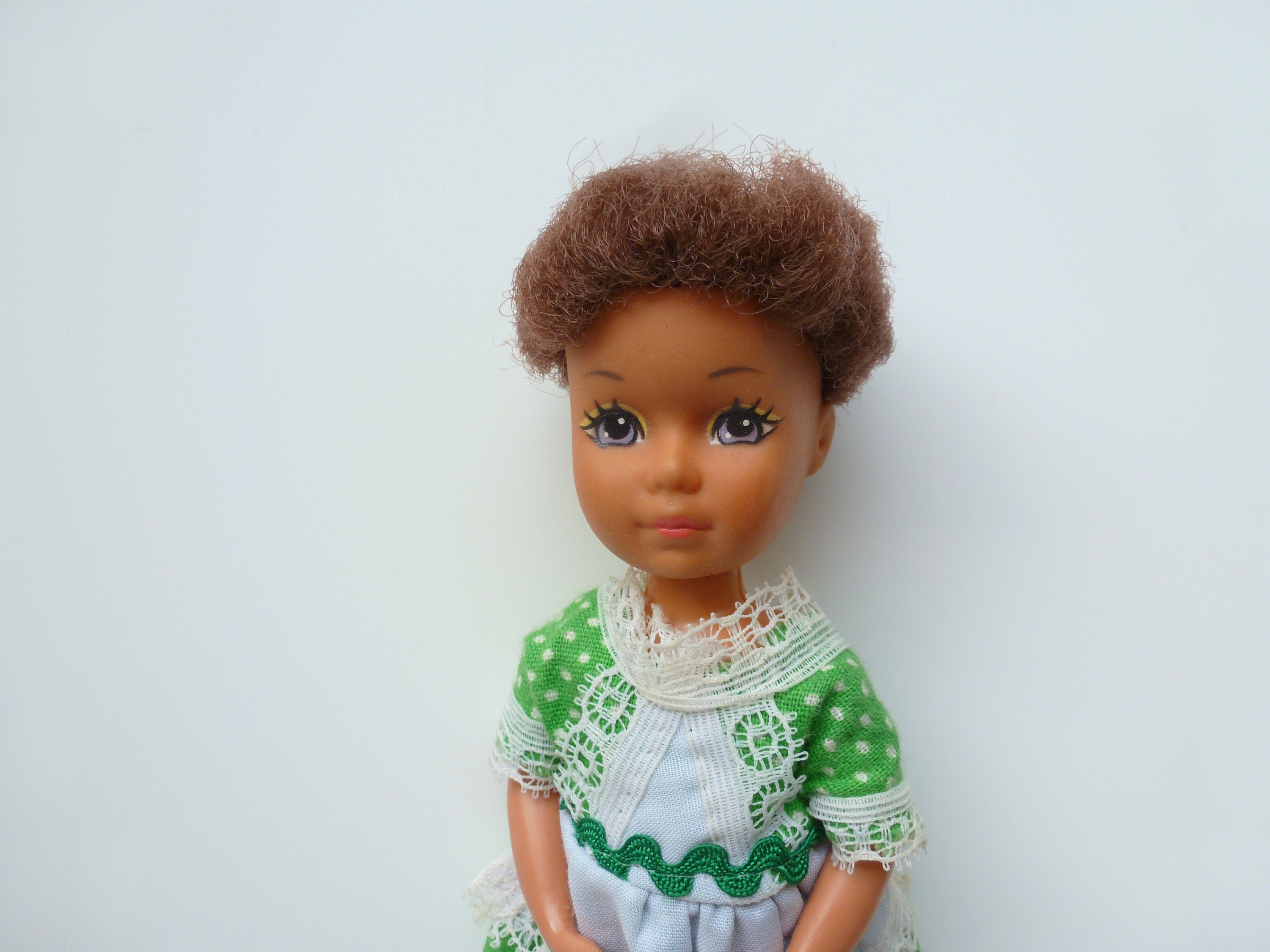 Vintage Creata Plastic Doll Kelly Today's Girls 1980s Stylish Doll