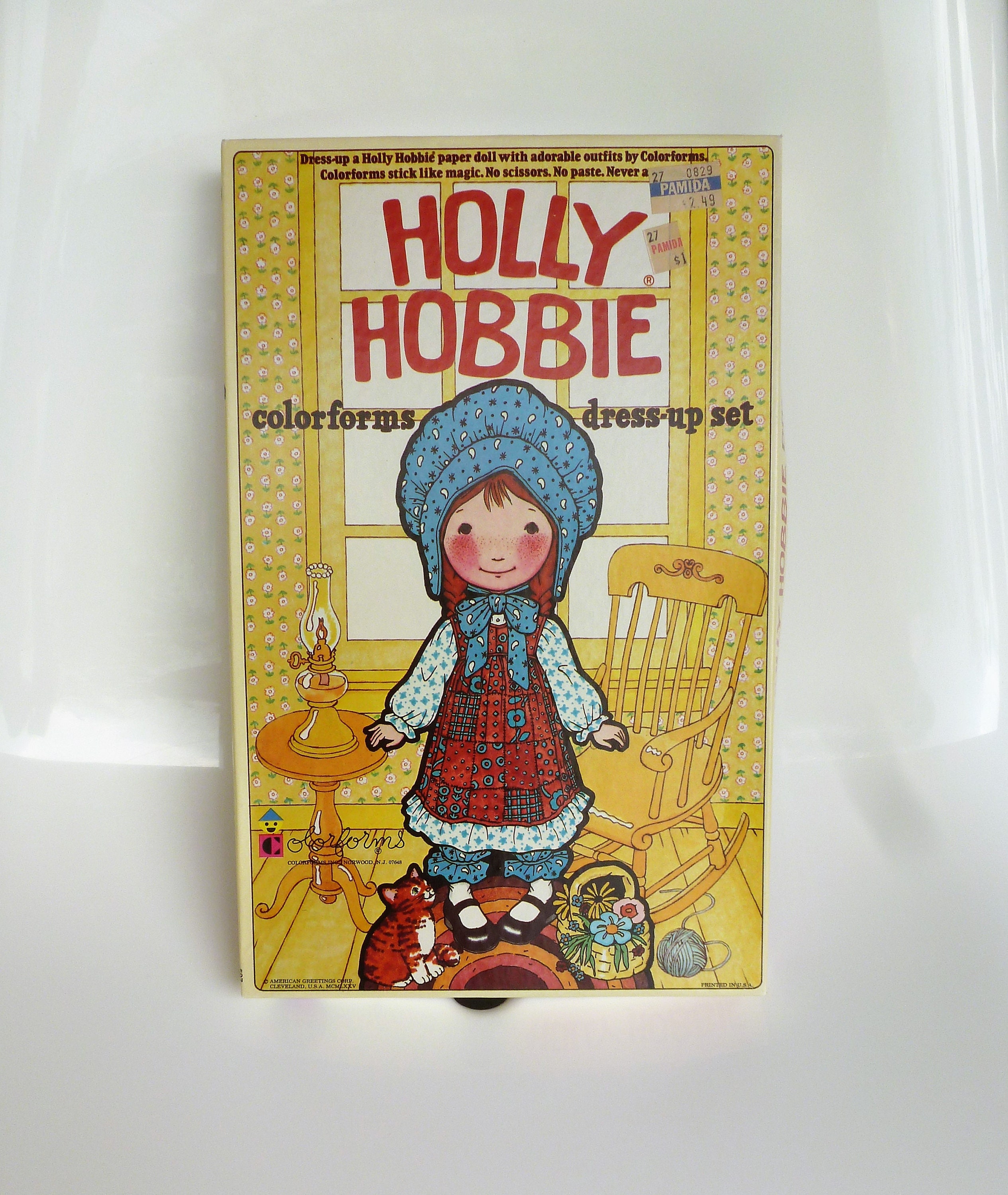 Vintage Holly Hobbie Colorforms Dress Up Set COMPLETE