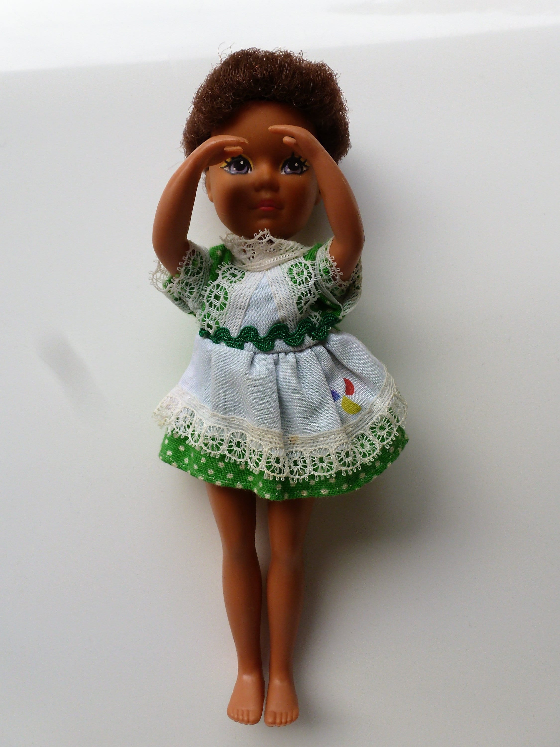 Vintage Creata Plastic Doll Kelly Today's Girls 1980s Stylish Doll