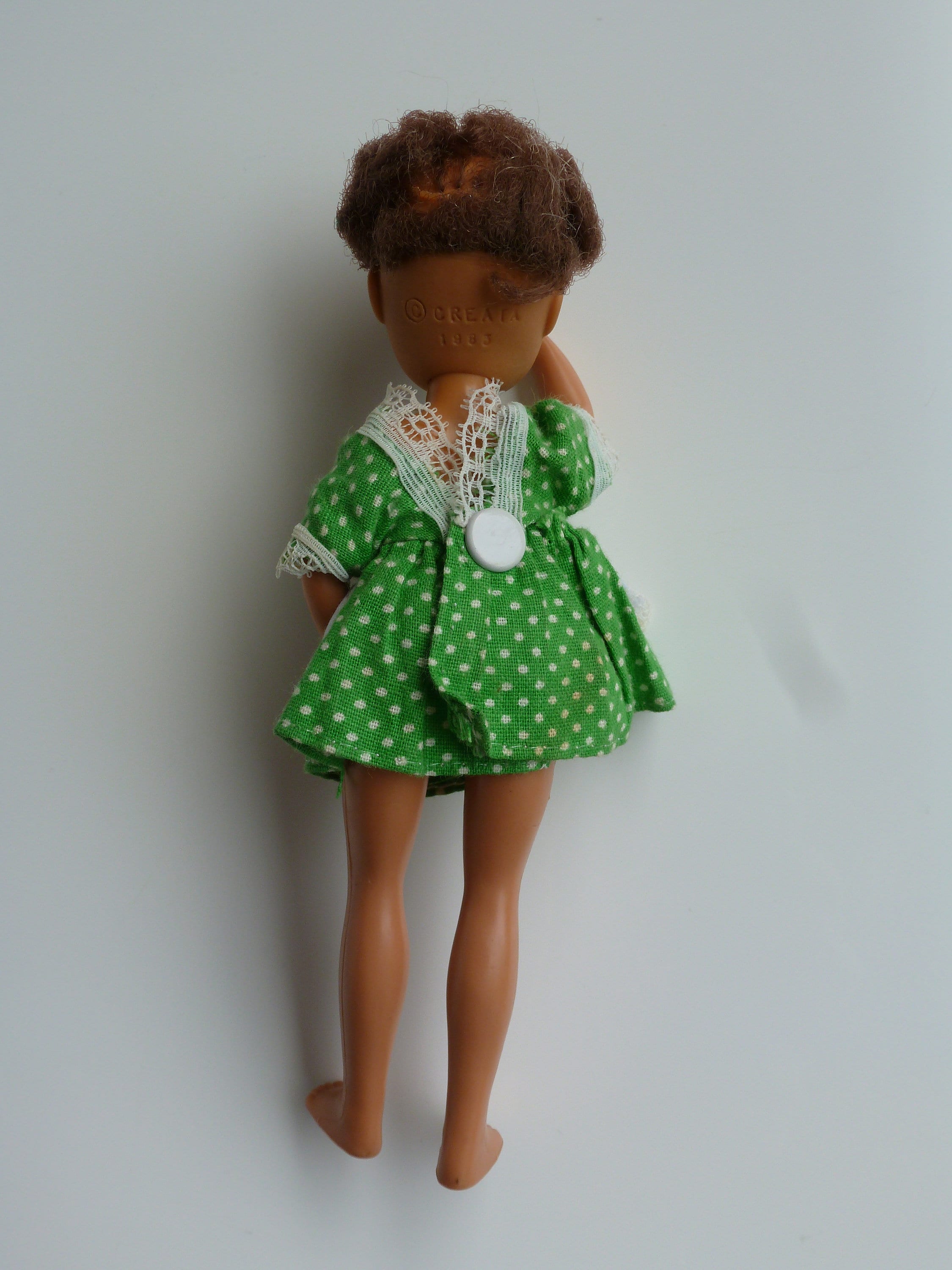 Vintage Creata Plastic Doll Kelly Today's Girls 1980s Stylish Doll