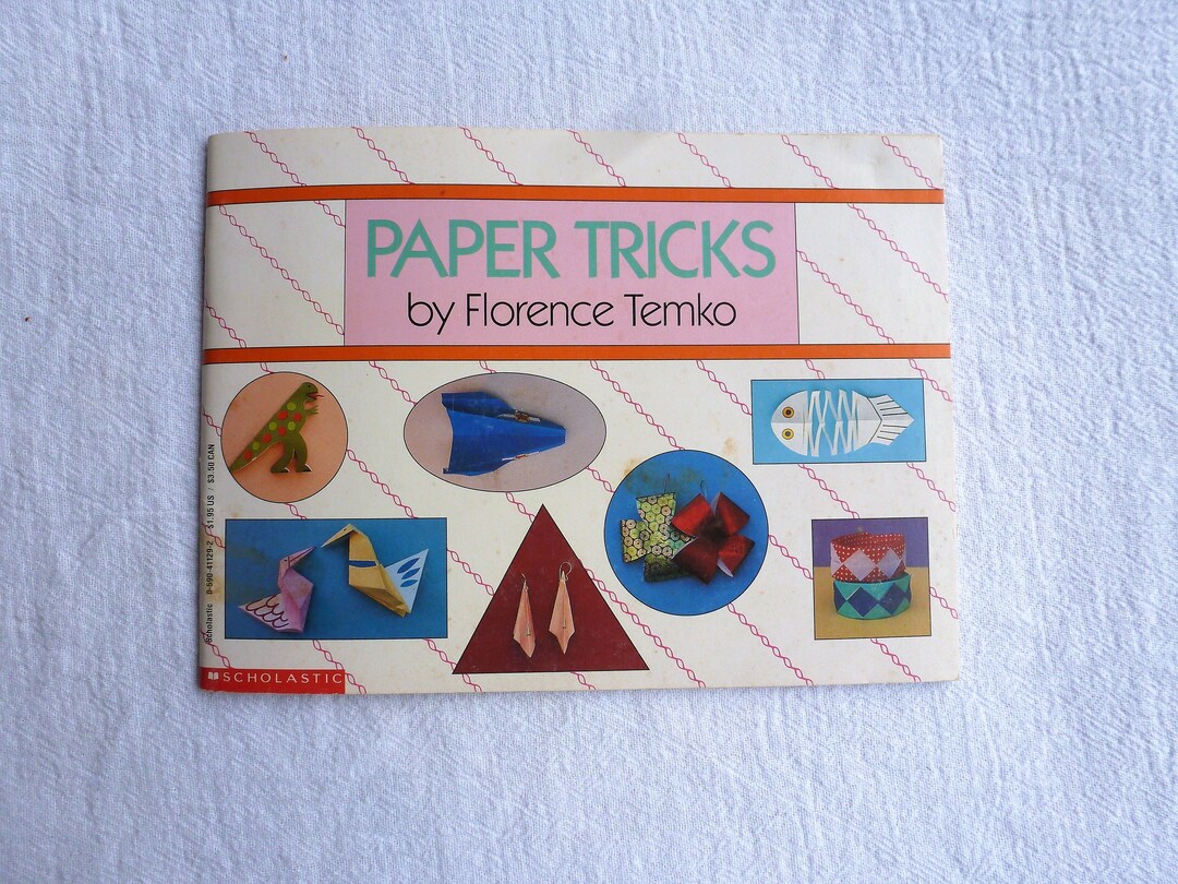 Vintage Paper Craft Origami Booklet Florence Temko - Etsy
