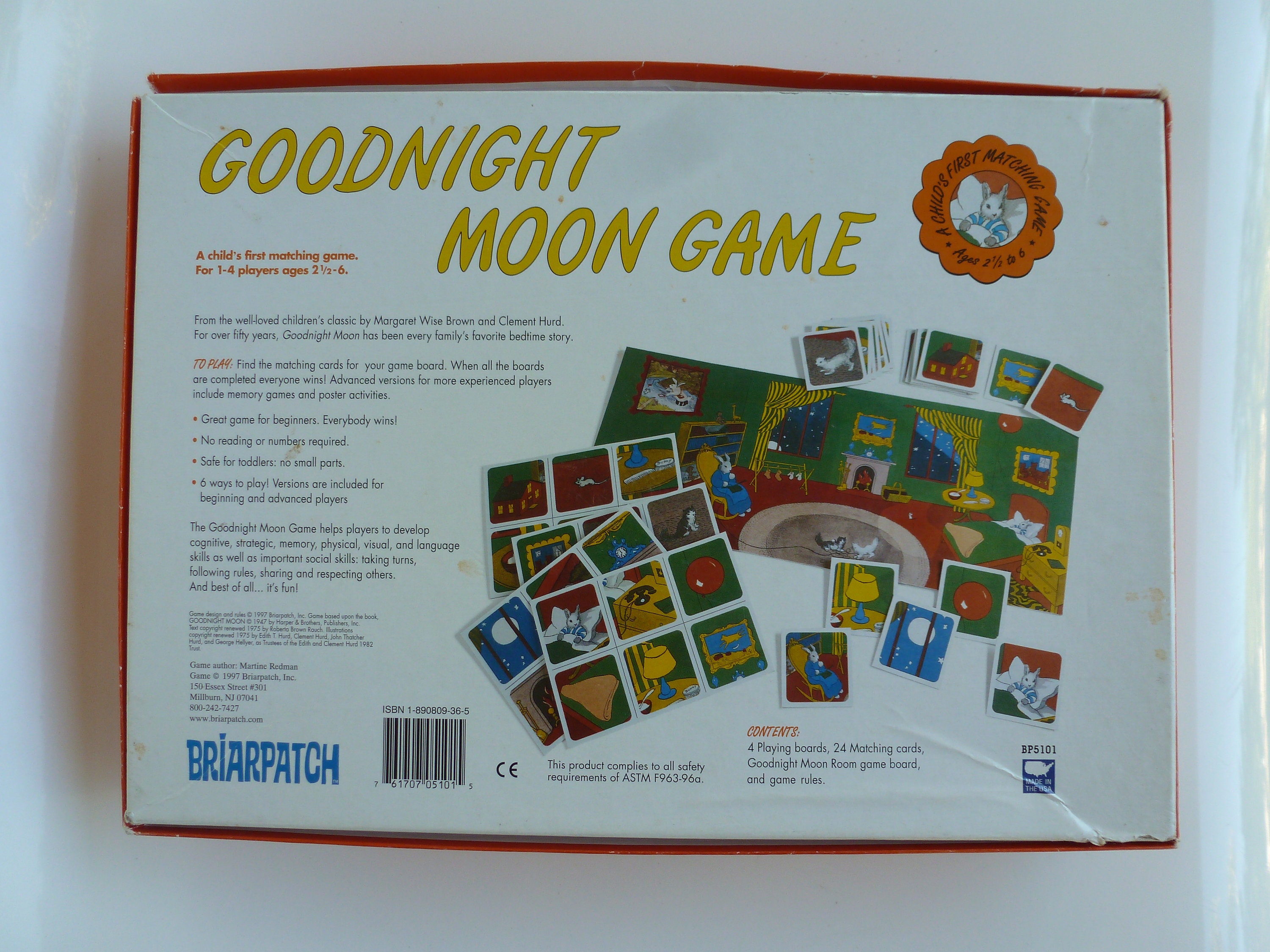 Vintage Goodnight Moon Board Game by Briarpatch Complete with Instructions