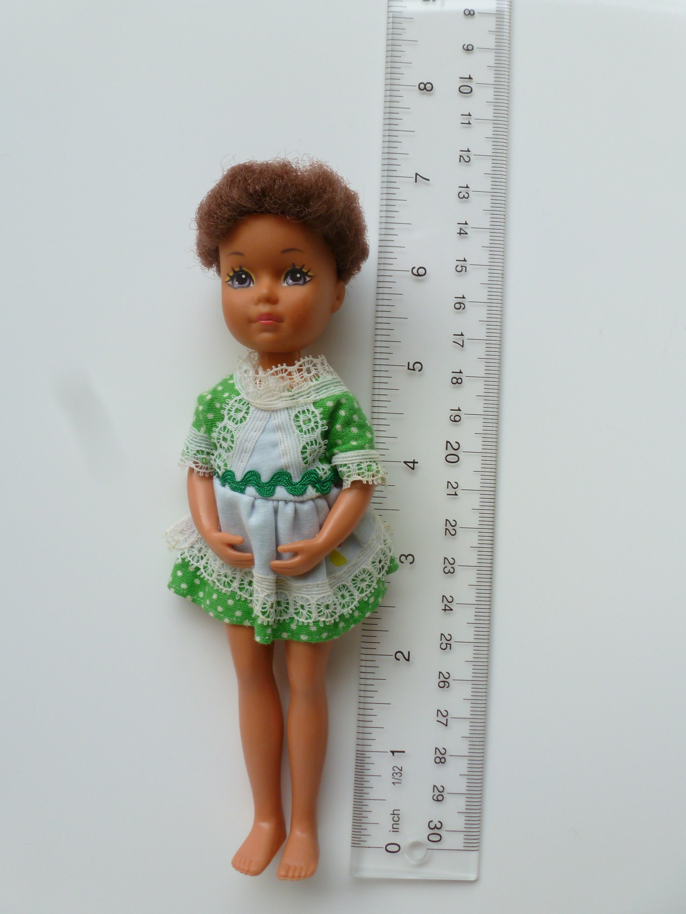 Vintage Creata Plastic Doll Kelly Today's Girls 1980s Stylish Doll
