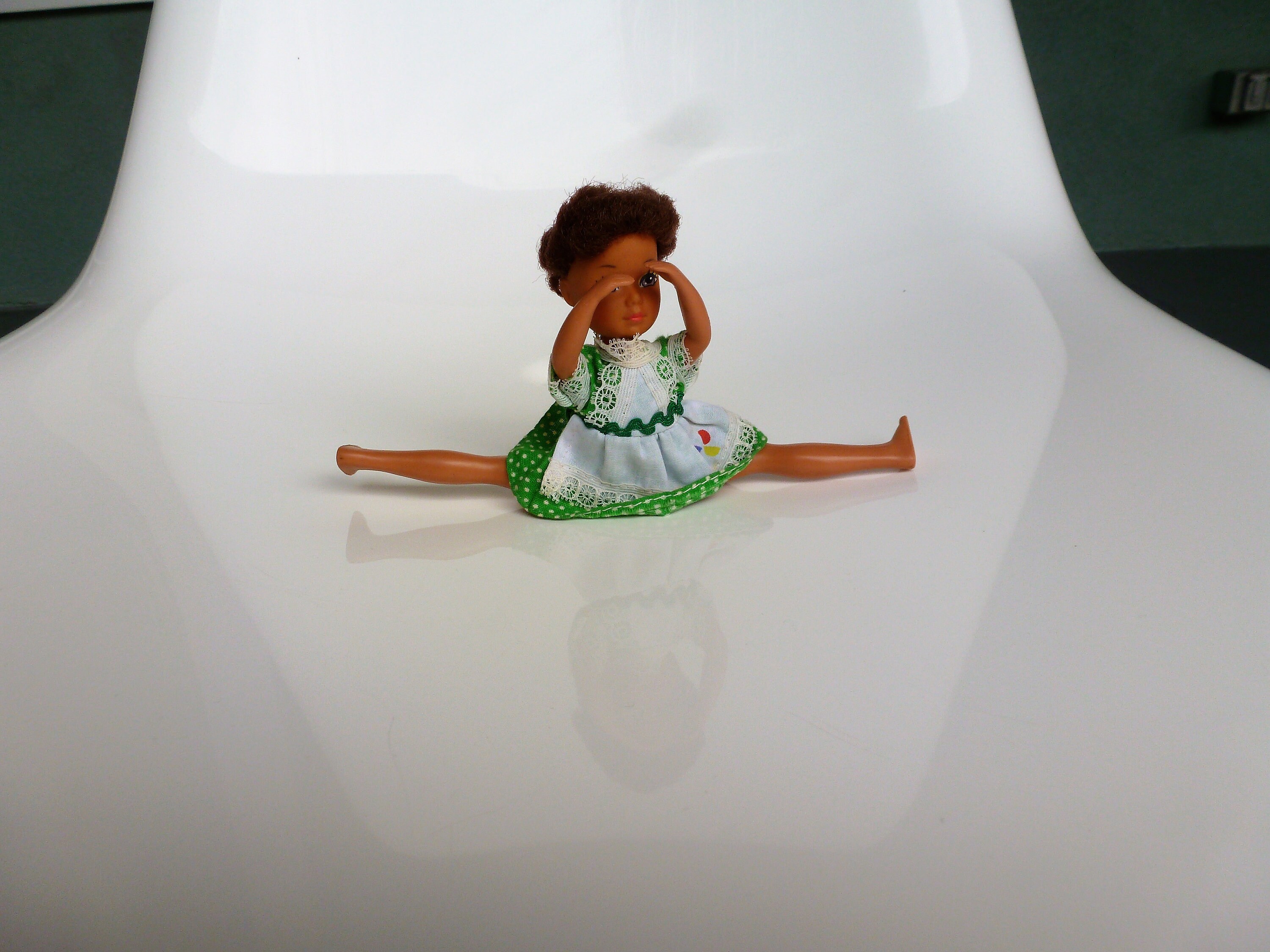 Vintage Creata Plastic Doll Kelly Today's Girls 1980s Stylish Doll