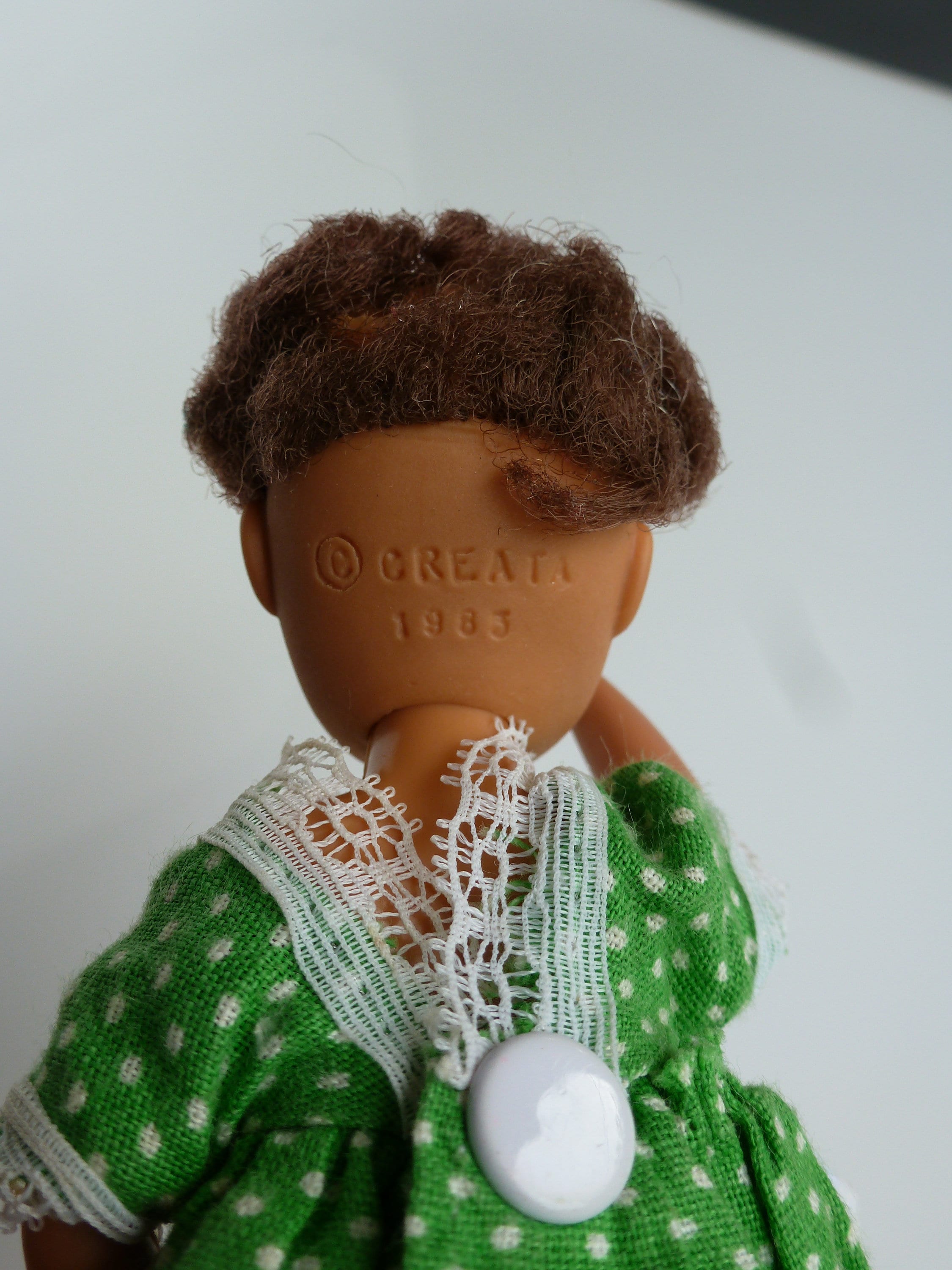 Vintage Creata Plastic Doll Kelly Today's Girls 1980s Stylish Doll