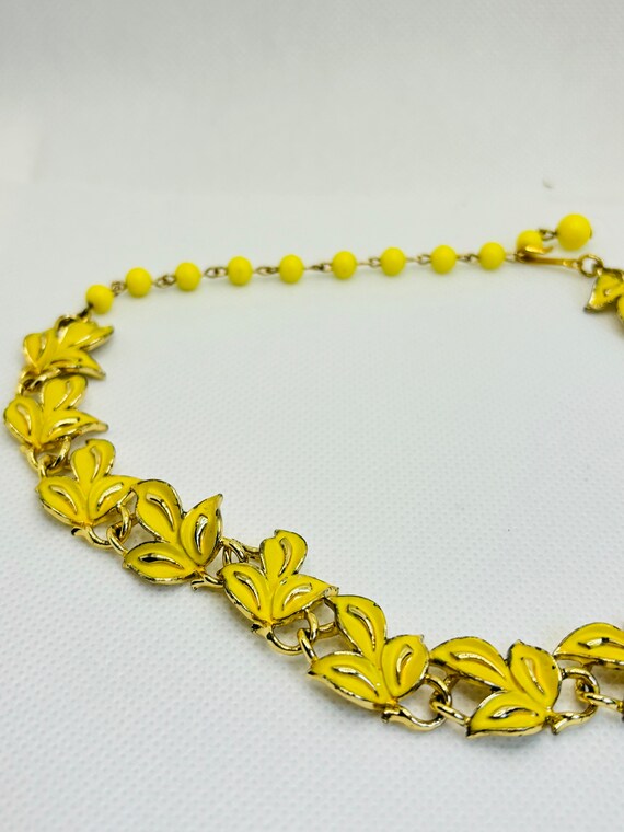 Vintage Coro adjustable Choker Necklace Gold Yellow Enamel Leaves Coro Vintage Costume Jewelry Signed Coro Vintage Coro Necklace Etsy Italia