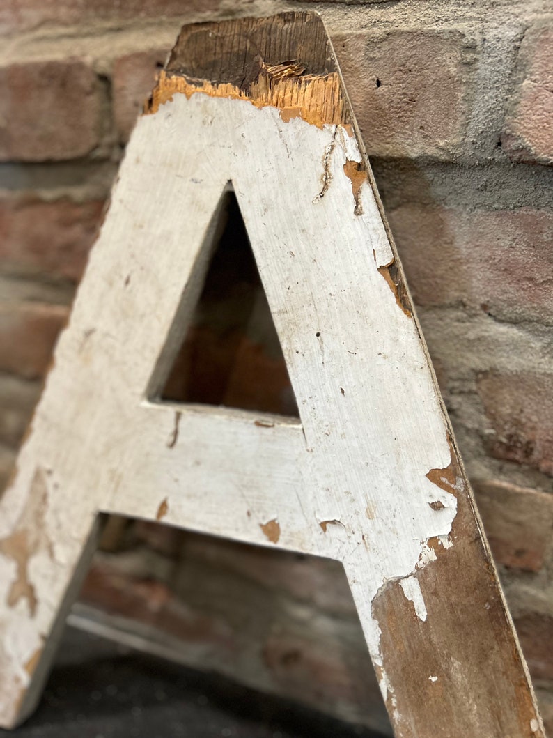 Vintage Barn Wood Monogram Letter A Wall Decor, Antique Farmhouse Barn ...