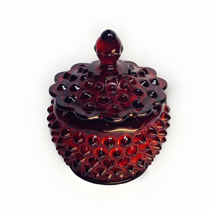 Fenton Glass Box With Lid - Etsy