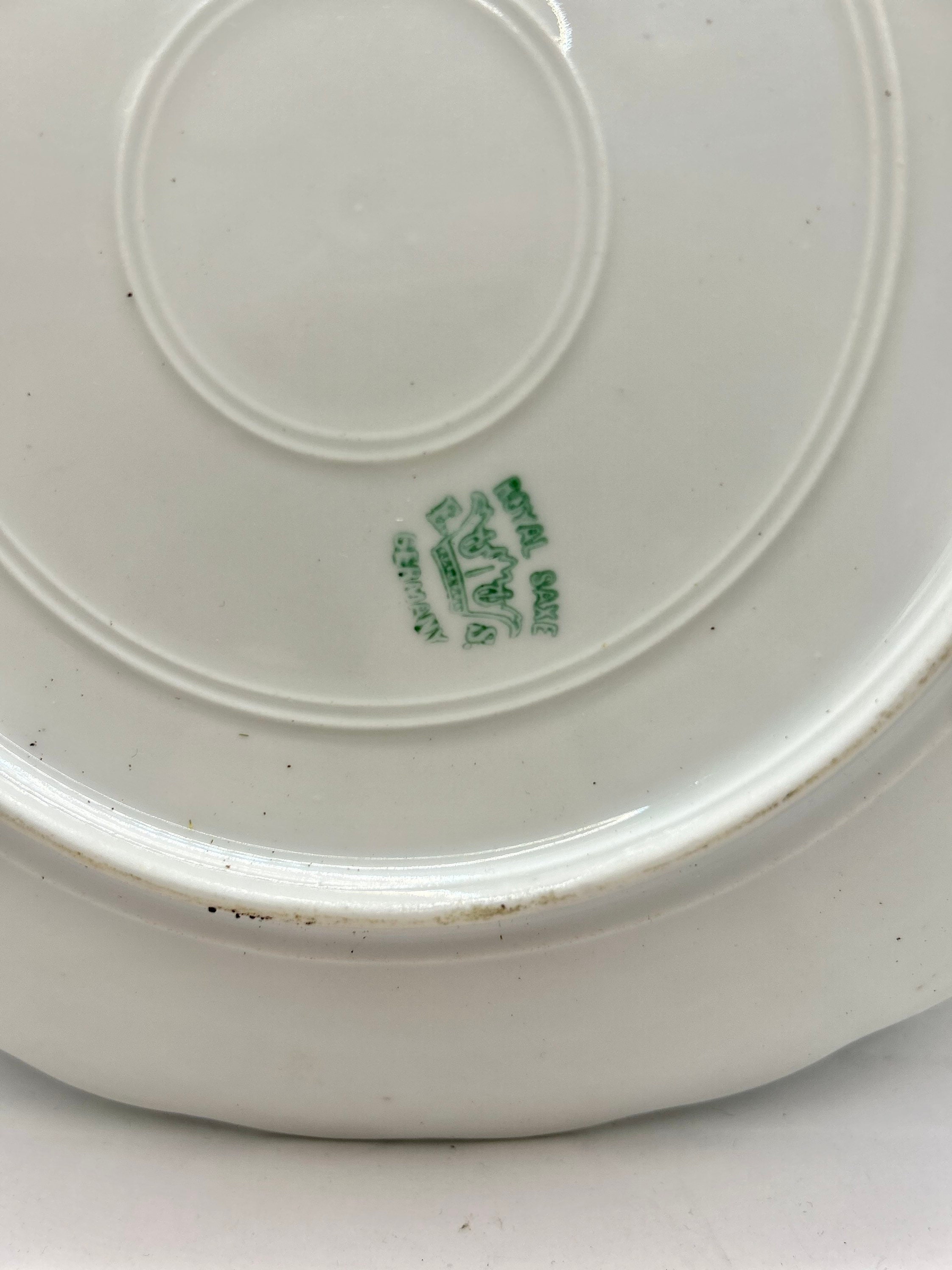 Antique RS Germany/rs Prussia Porcelain Cake Plate Circa 1920s, Green ...