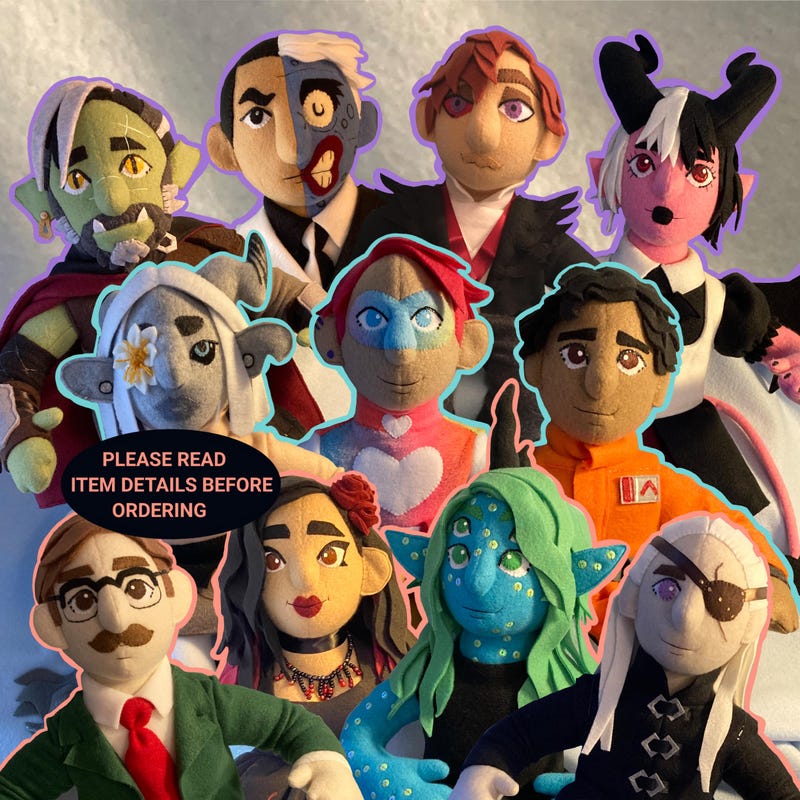 Custom Video Game Doll - Etsy