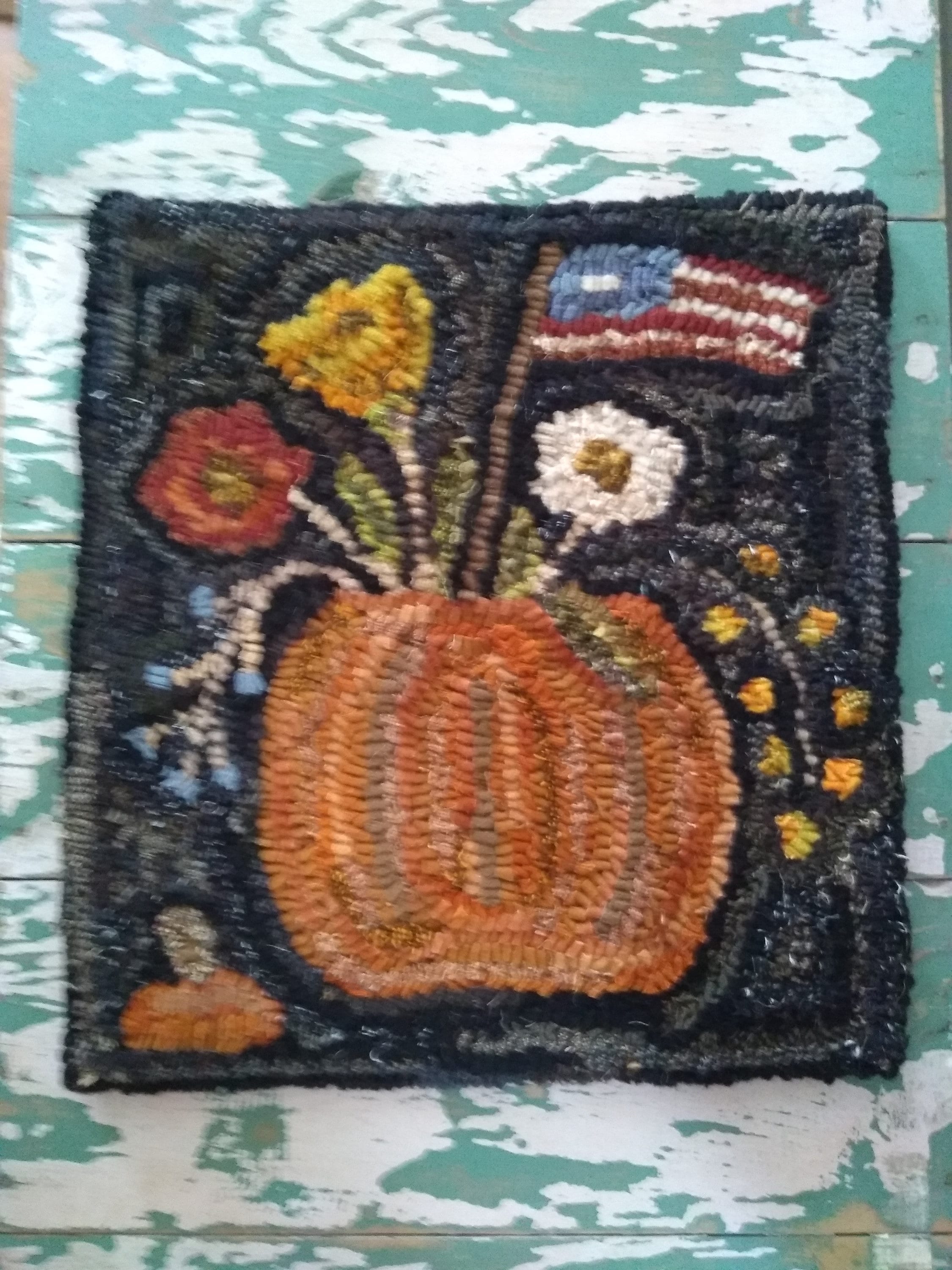 Hand Hooked Wool Rug - Etsy