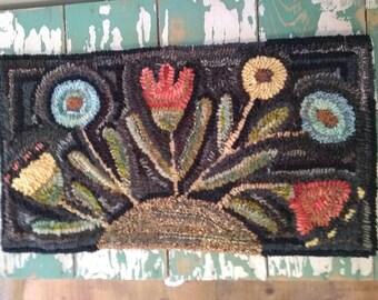 Hand Hooked Wool Rug - Etsy