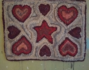 Hand Hooked Rug | Etsy
