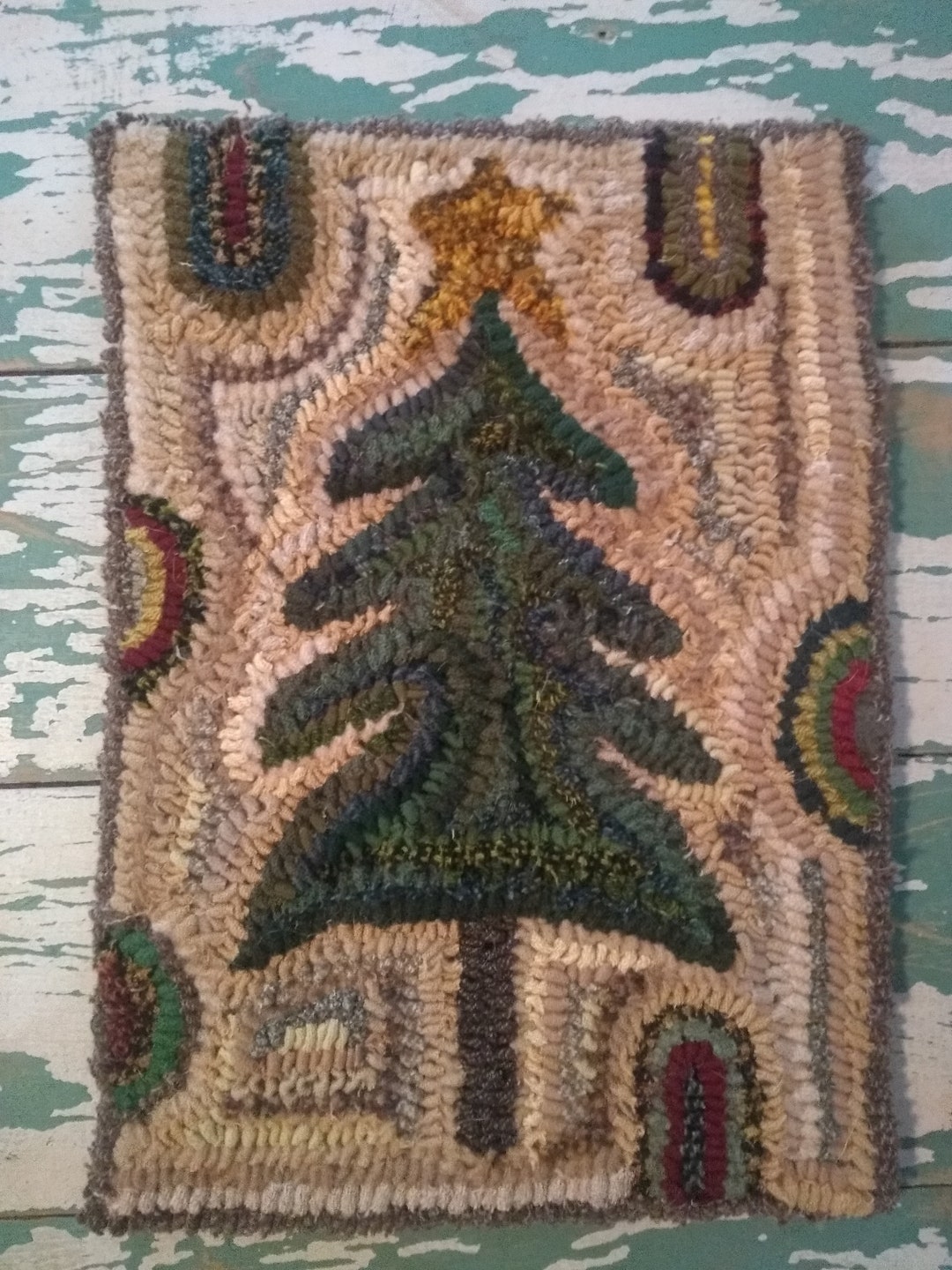 Hand Hooked Wool Rug - Etsy