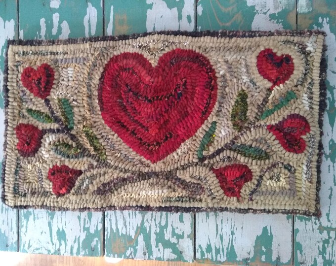 Hand Hooked Wool Rug - Etsy