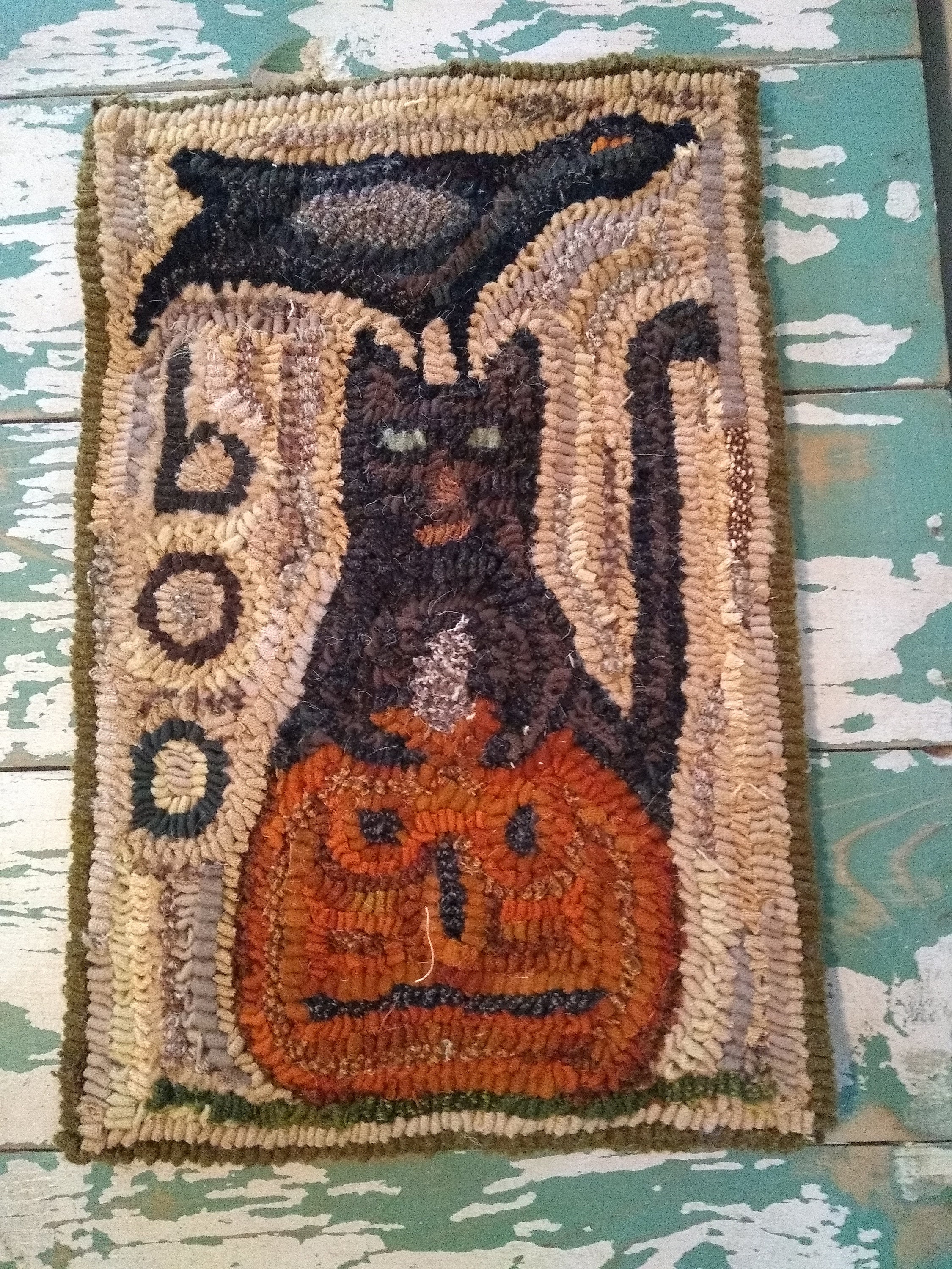 Hand Hooked Wool Rug - Etsy