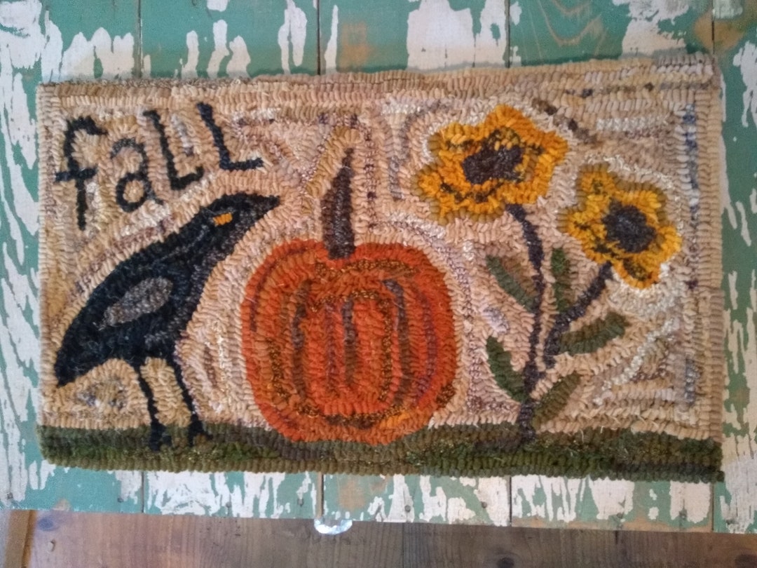 Hand Hooked Wool Rug - Etsy