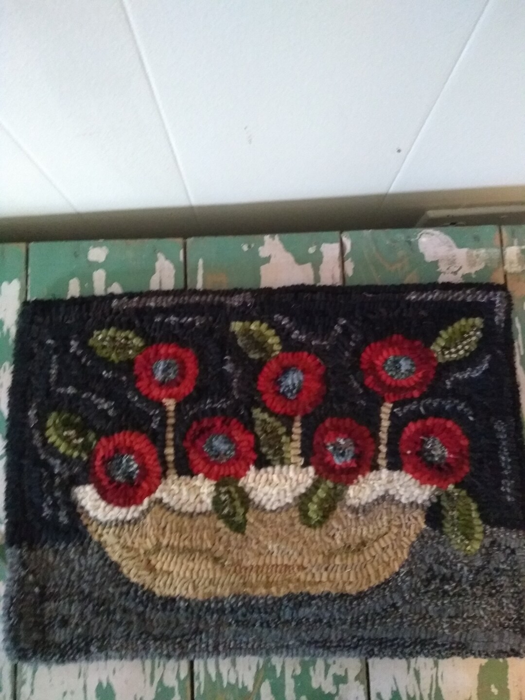 Hand Hooked Wool Rug - Etsy
