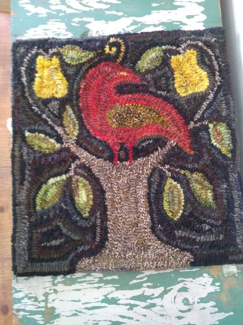 Hand Hooked Wool Rug - Etsy