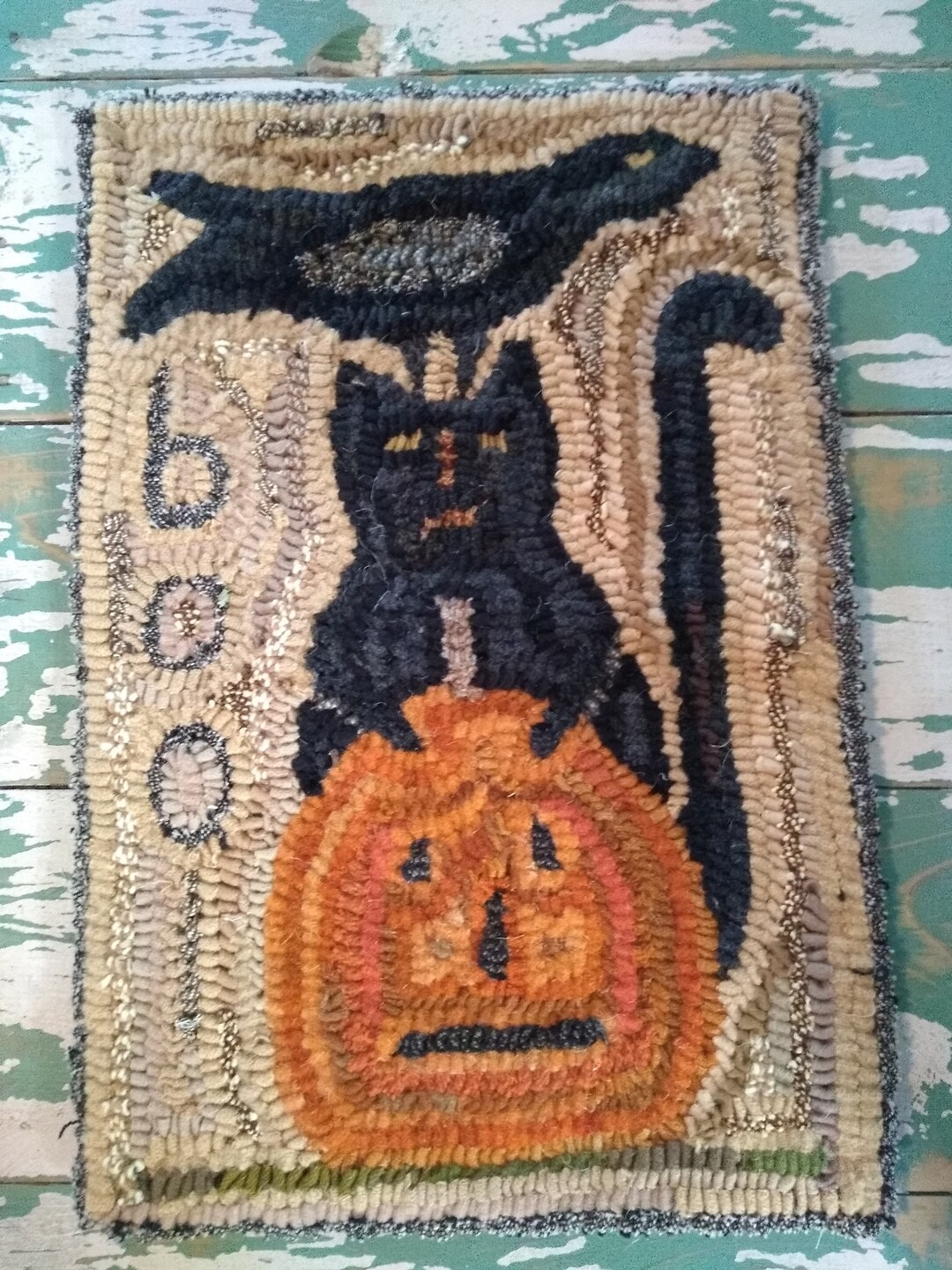 Hand Hooked Wool Rug - Etsy