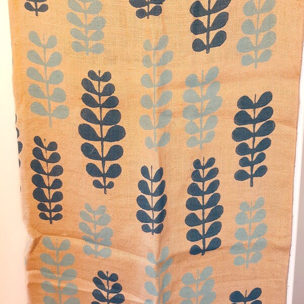 Printed Burlap Fabric - Etsy