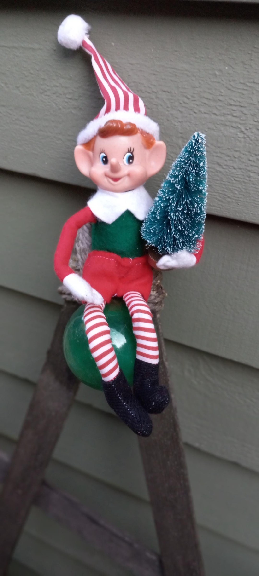 Vintage Pixie Elf Doll With Props, Posable, NOS - Etsy