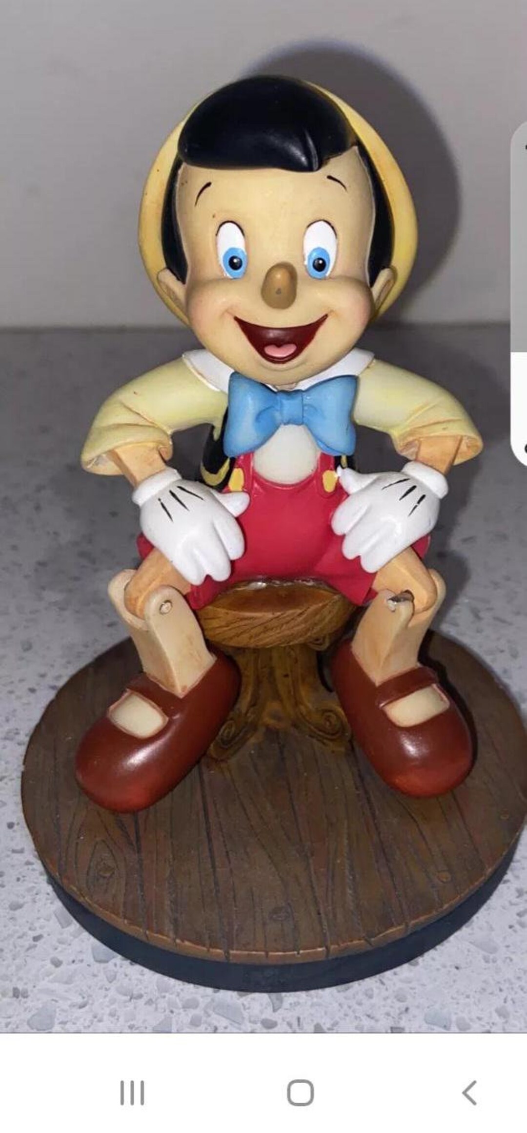 Pinocchio Bobblehead Figurine W/moveable Legs Disney Parks Vintage - Etsy