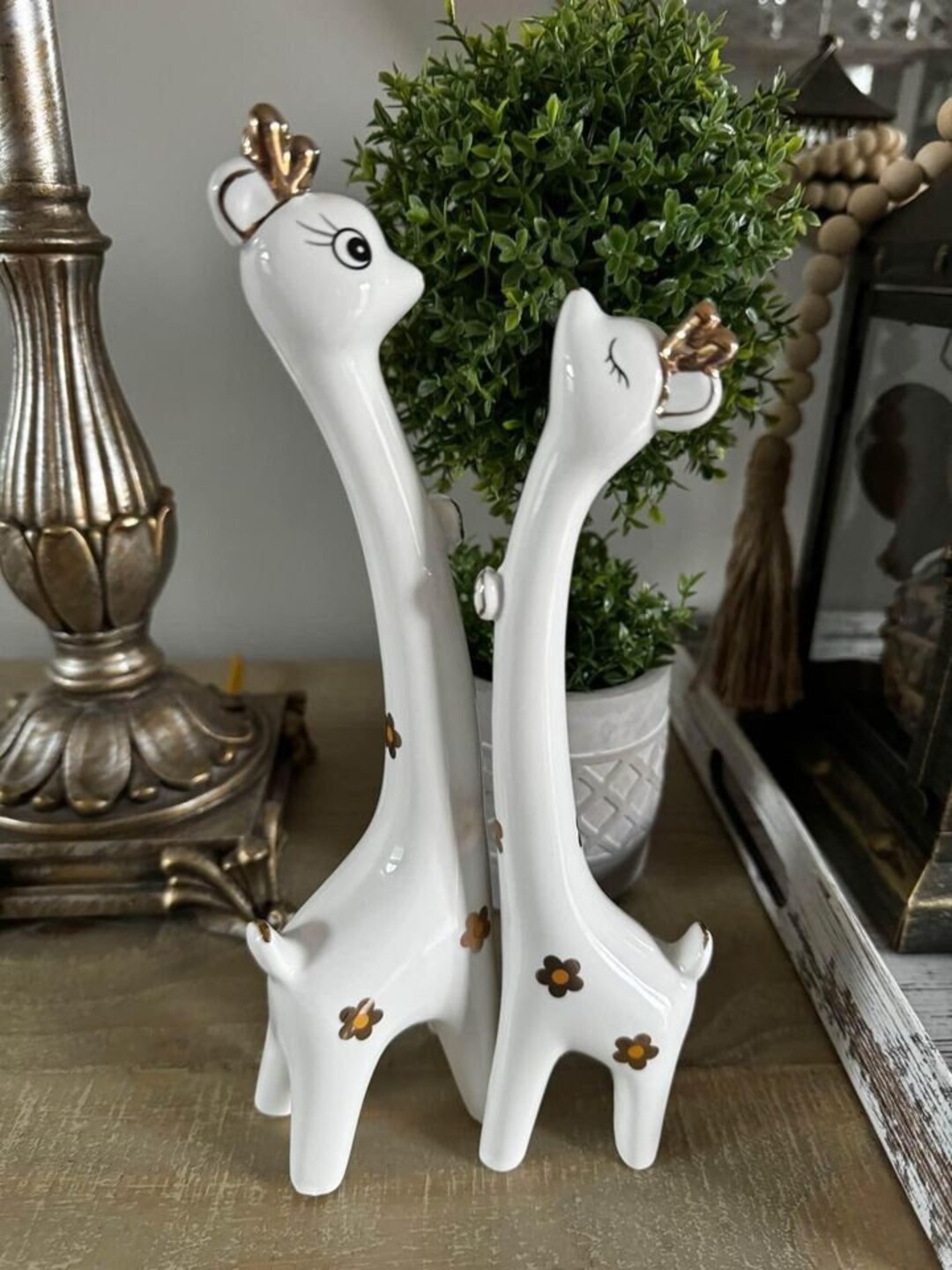 Mid-century Ceramic Giraffes--rare Find - Etsy
