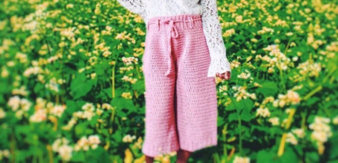 The Garden Rose Crochet Pants Pattern. Digital Download. - Etsy