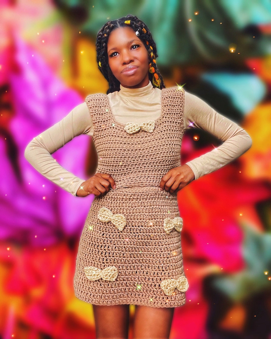 2 Patterns in 1. Leander Crochet Top and Crochet Skirt Set. 2 Digital ...